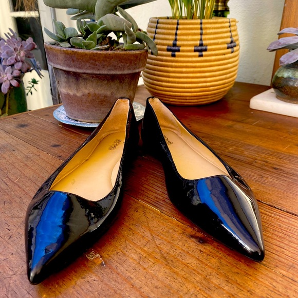 MICHAEL Michael Kors | Shoes | Michael Kors Black Patent Pointed Toe ...